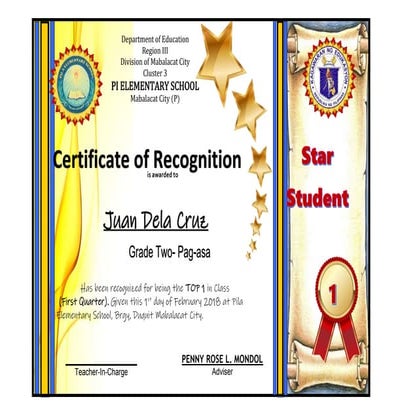 SF9 Card Grade I Sample Template 2025-2026 | DOCX