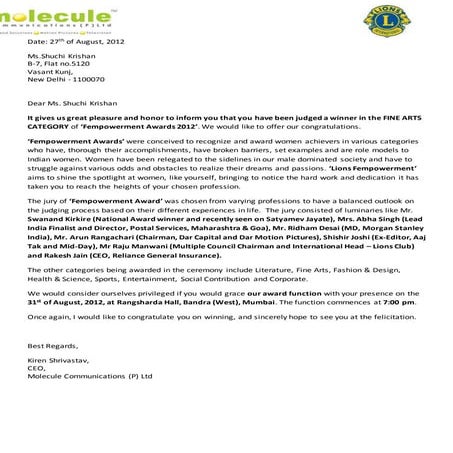 Award letter (1) | DOCX