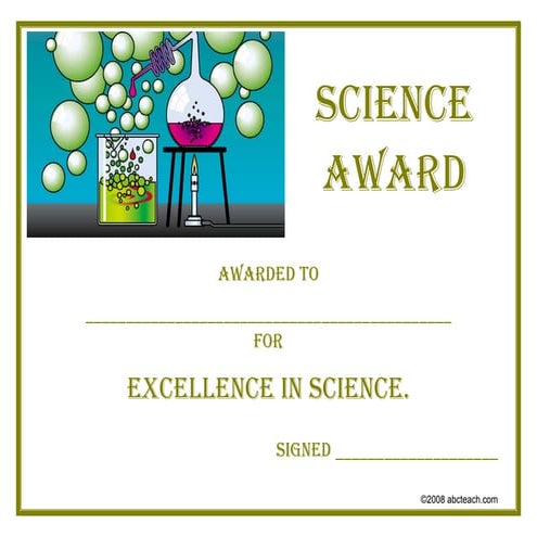 Award science | PPT