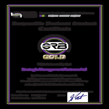 2017 Gold Award Responsible Business Standards | PDF