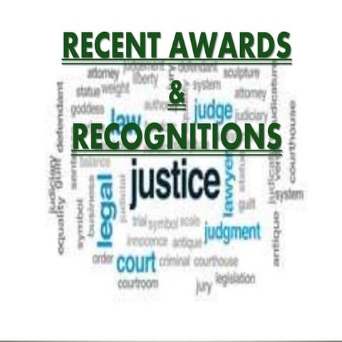 Recent Awards & Recognition for Professionalism | PPT