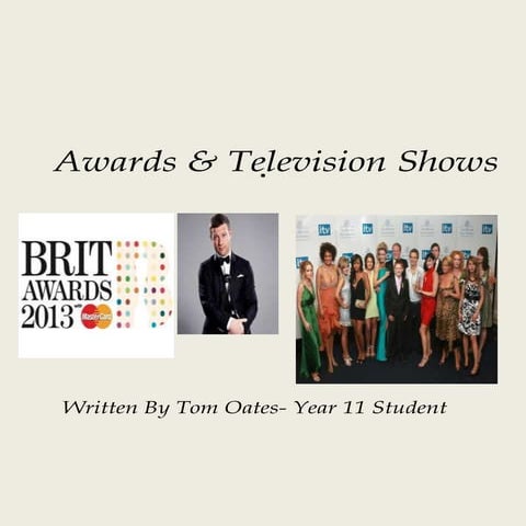 Awards & television shows | PPTX