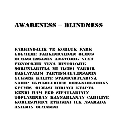 AWARENESS - BLINDNESS.pdf................ | PDF