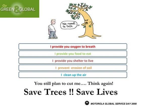 Save trees | PPTX