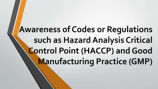 CCP, PRP, OPRP ppt that explain about it | PPTX