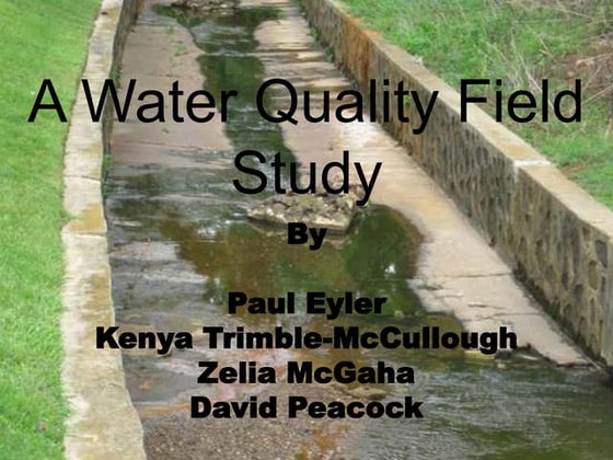 Water field study | DOC | Chemistry | Science