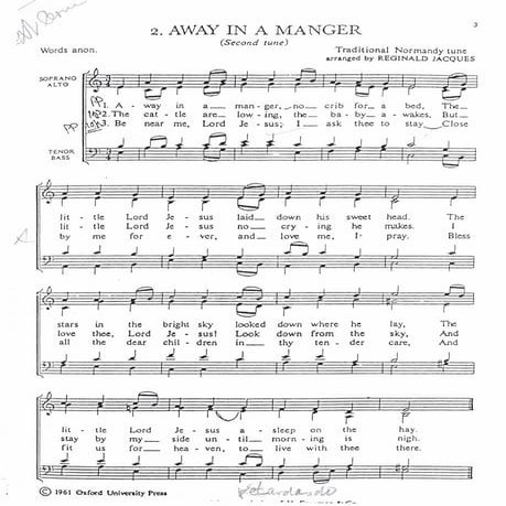 Away in a manger | PDF