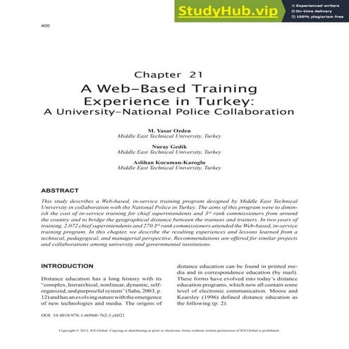 A Web-Based Training Experience in Turkey.pdf