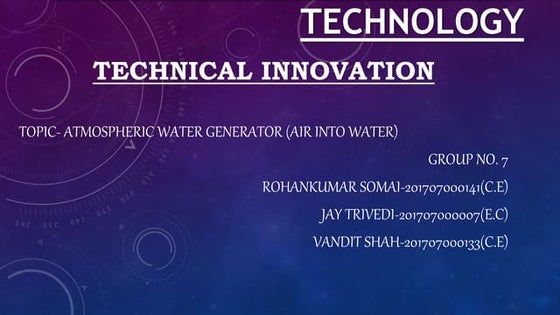 Five examples of air to water converter systems | PDF