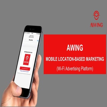 AWING - leading in Wi-Fi advertising platform | PPT