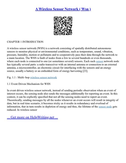 Wireless Sensor Network And Applicationspptx Ppt
