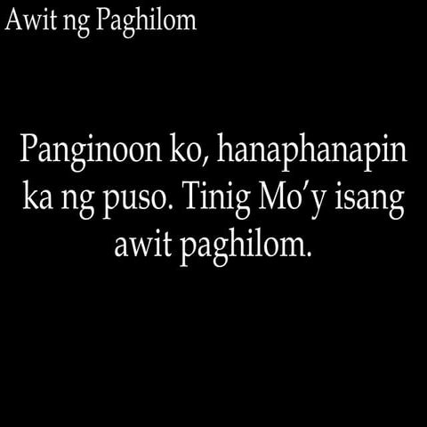 Awit ng paghilom | PPT