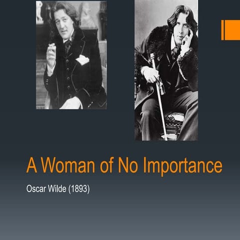 A Woman of No Importance | PPTX | Marriage and Civil Unions | Family ...