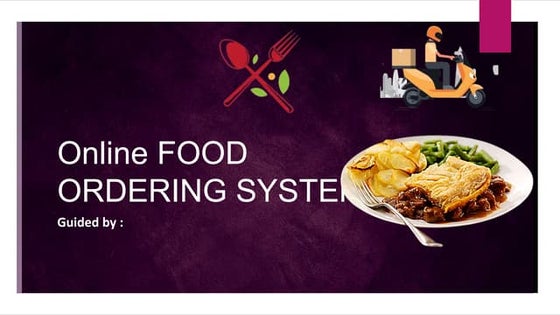 Online food ordering system project report.pdf
