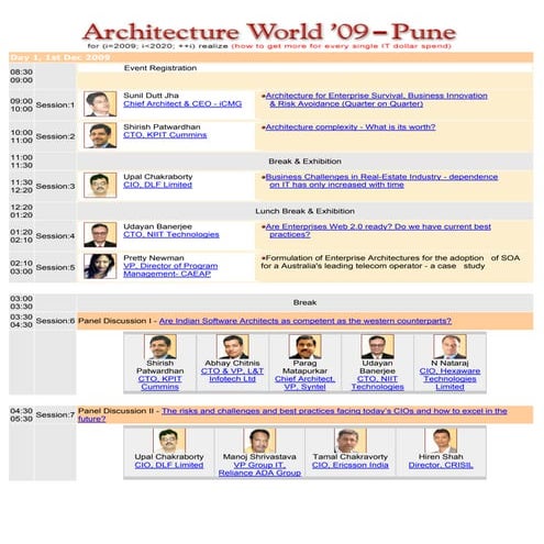 It Architecture Summit Pune 09 Pdf
