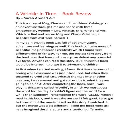 A Wrinkle in Time.docx