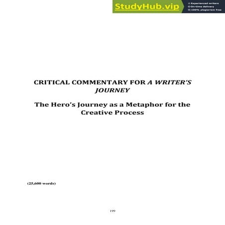 A Writer S Journey | PDF