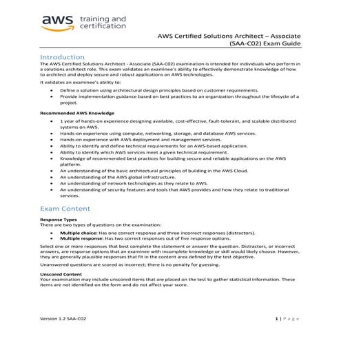 AWS Certified AI Practitioner (AIF-C01): Ultimate Guide to Preparation ...