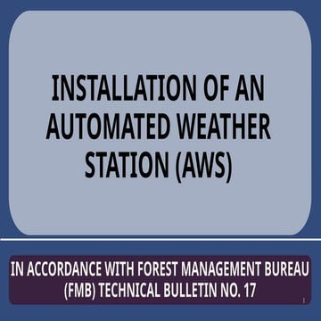 Weather Station for Solar PV Plant – As per CAE 2025 Guidelines | PDF