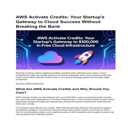 AWS Activate Credits_ Your Startup's Golden Ticket to Cloud Success.pdf