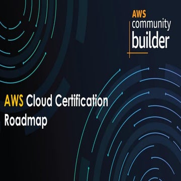 Aws certification roadmap yogesh-sharma | PPT