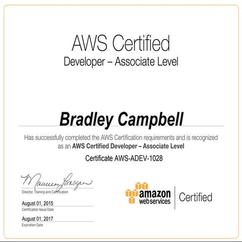 AWS Certified Developer Associate Certification | PPT