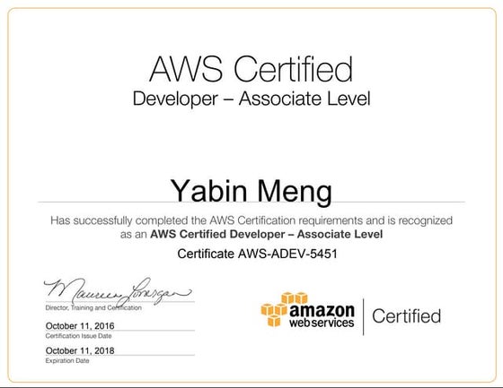 AWS Certified Developer – Associate | PPT
