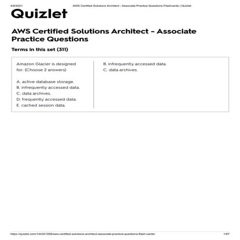 AWS Certified Solutions Architect - Associate Practice Questions Flashcards _ Quizlet.pdf
