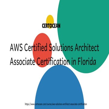 AWS Certified Solutions Architect Associate Certification in Florida ...