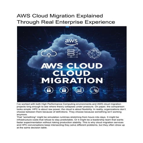 AWS Cloud Migration Explained Through Real Enterprise Experience.pdf