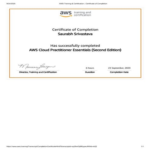AWS Cloud Practitioner Essentials | PDF