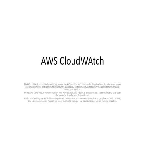 AWS CloudWAtch log insights example presentation.pptx