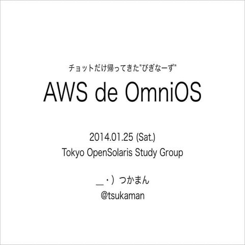 Aws de OmniOS | PPT