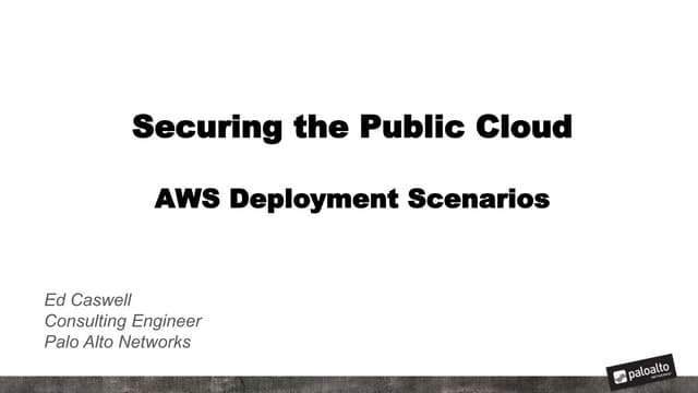 Stackarmor Security Microsummit Next Generation Firewalls For Aws Ppt