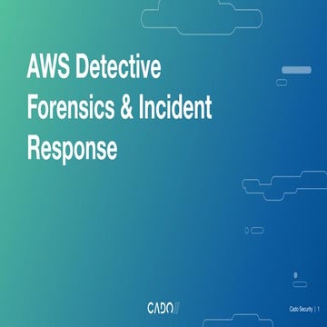 AWS Detective Forensics & Incident Response.pdf