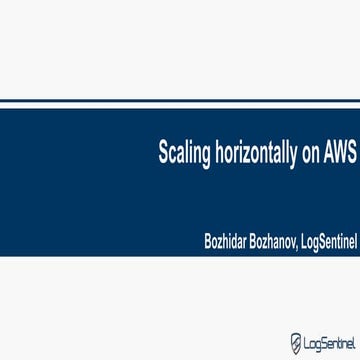 Scaling Horizontally On Aws Ppt 
