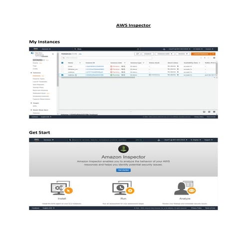 Aws Inspector for Cloud Security | PDF