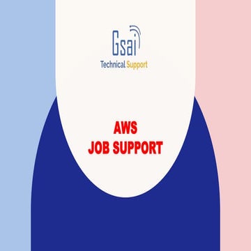 AWS job support | Online job support.pdf