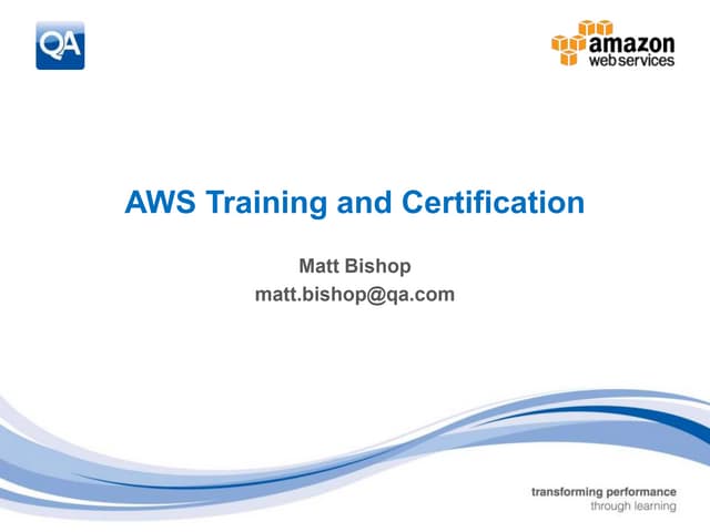 AWS Technical Essentials - Course Curriculum | PDF