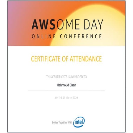 AWSome day online conference | PPT
