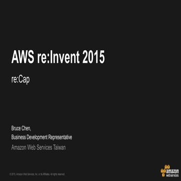 AWS re:invent 2015 | PDF