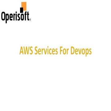 AWS Services For Devops in india .pptx