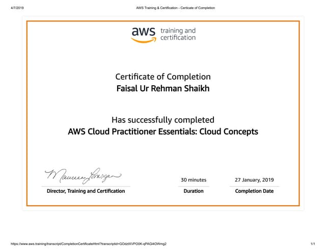 AWS-Security-Fundamentals-Certificate | PDF