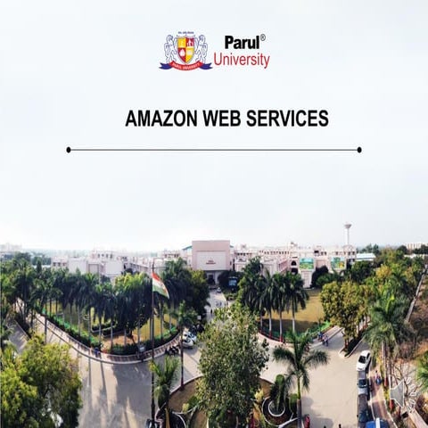 mazon Web Services (AWS)” “Introduction to Amazon Web Servic | PPTX