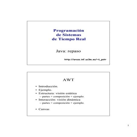 Jerarquía de clases de awt | DOCX