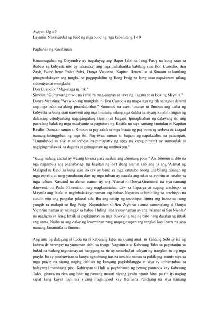 Buod Ng Buhay Ni Basilio Pdf