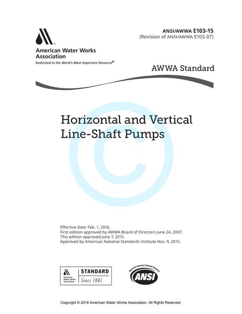 AWWA C652-11-Previews Desinfeccion of Water Storage Facilities | PDF ...