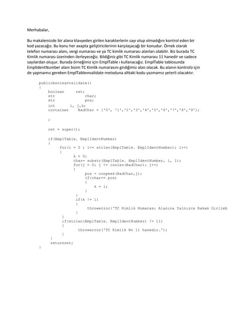 Axapta kodla aos renklendirme | PDF Axapta kodla aos renklendirme | PDF