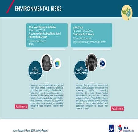 AXA_RF 2016 env new projects | PPT