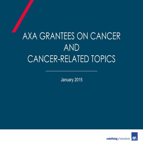 Axa rf grantees on cancer[1] | PDF